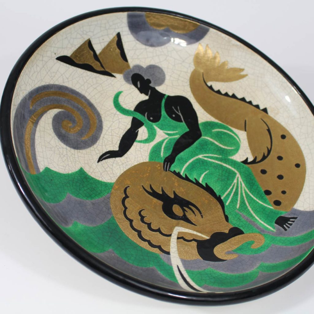 LONGWY-PRIMAVERA PLAT MARIN - Art deco Nice
